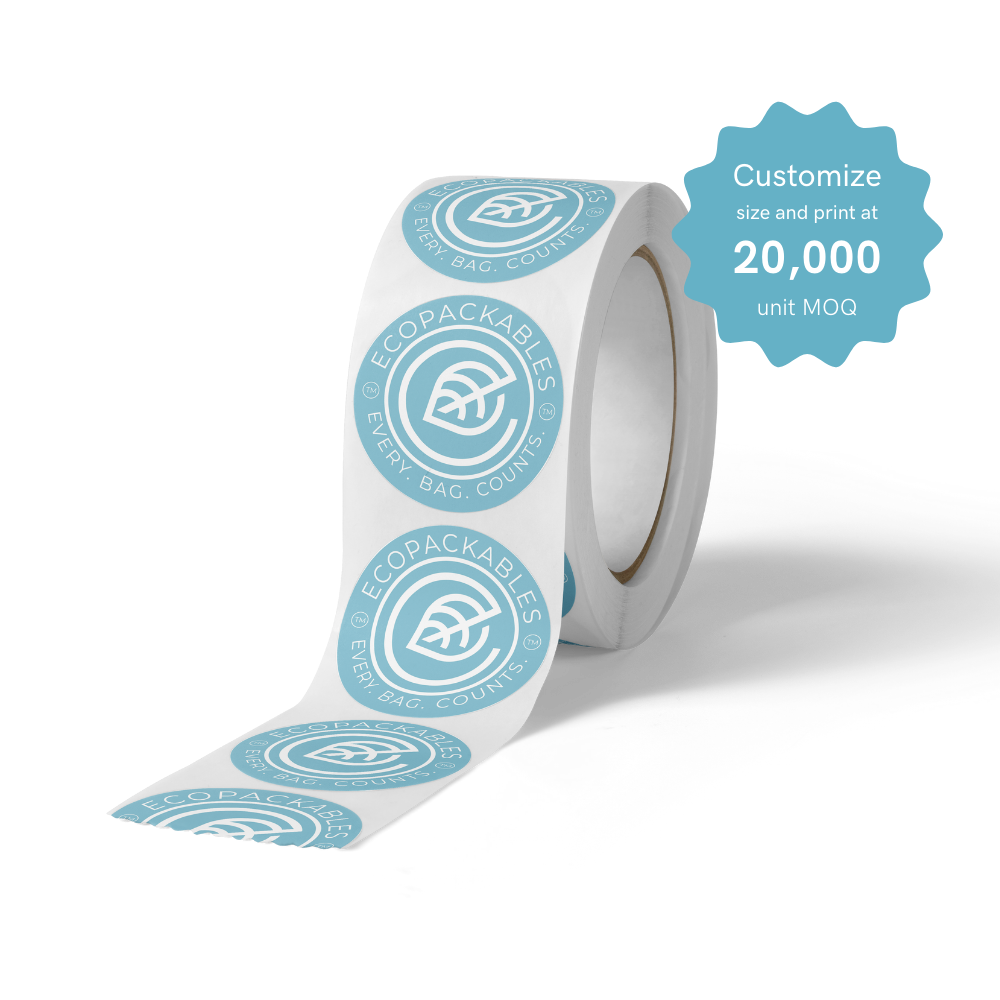 100% PCR Stickers – EcoPackables